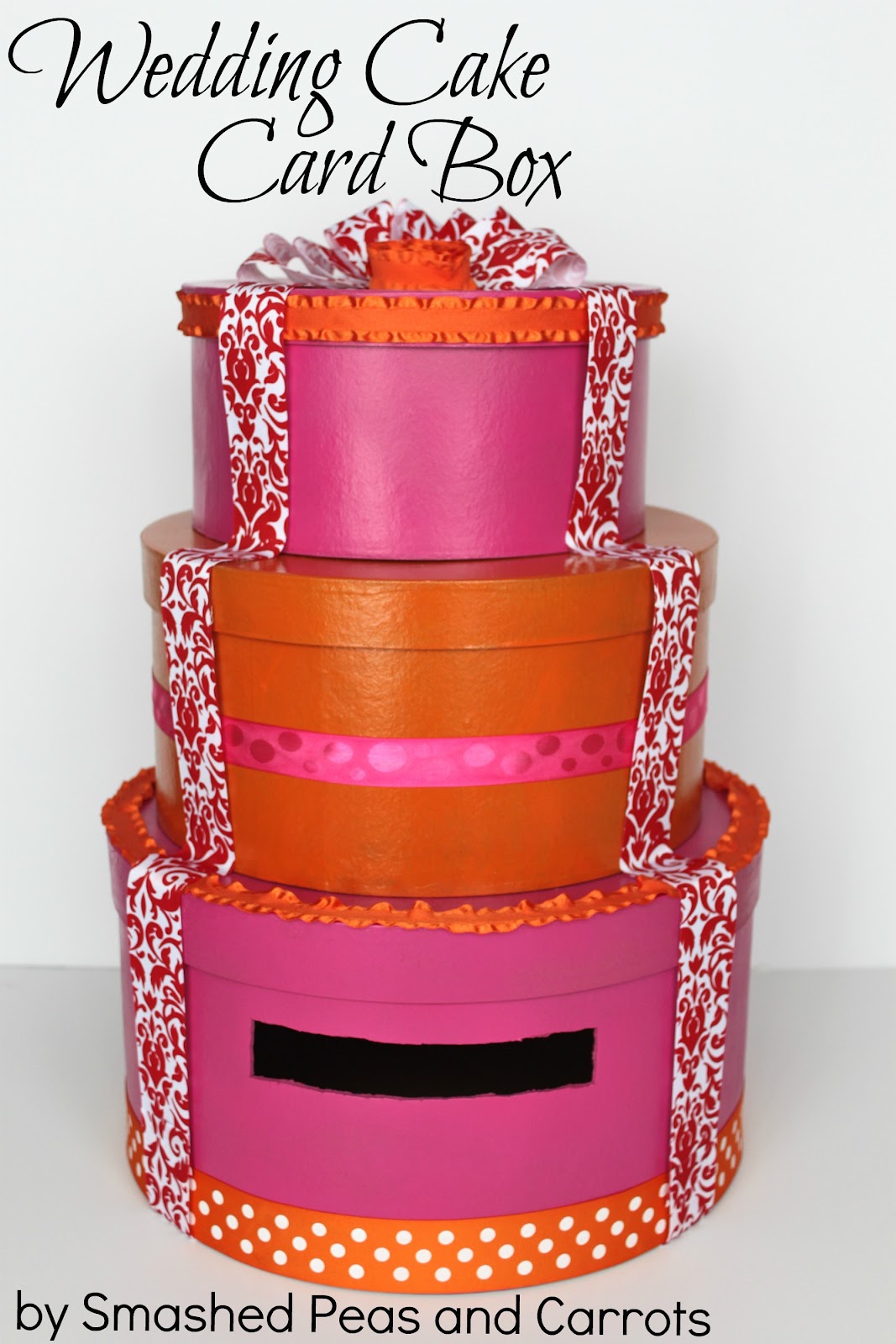 Wedding Cake Card Box-TUTORIAL - Smashed Peas & Carrots