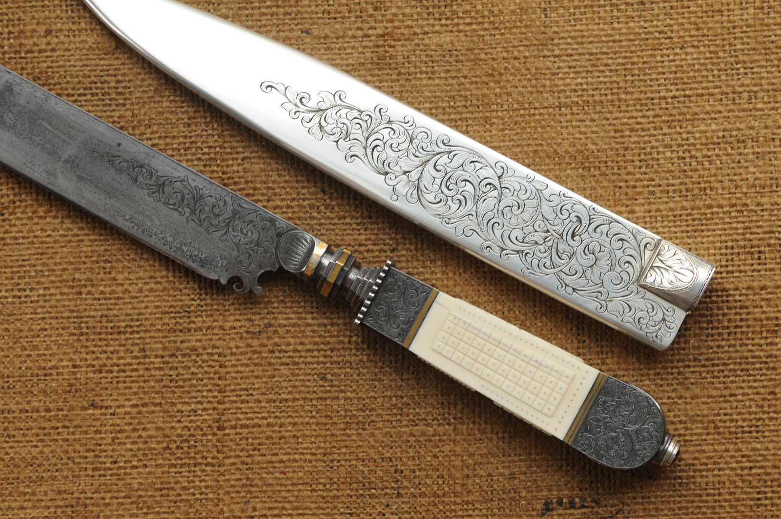 Judson Brennan: Alaskan Longrifle Artisan: Sam Bell Knife by Jud Brennan