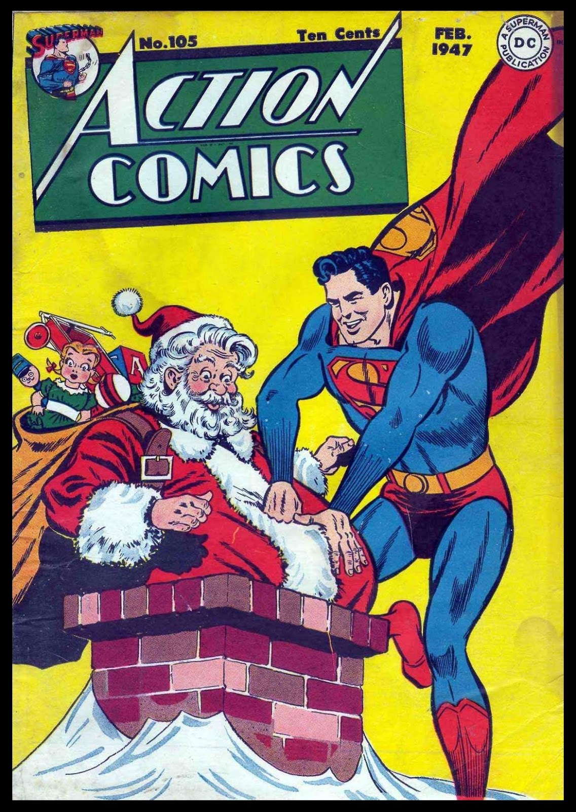 JIMSMASH ! ! !: SUPERMAN HELPS SANTA