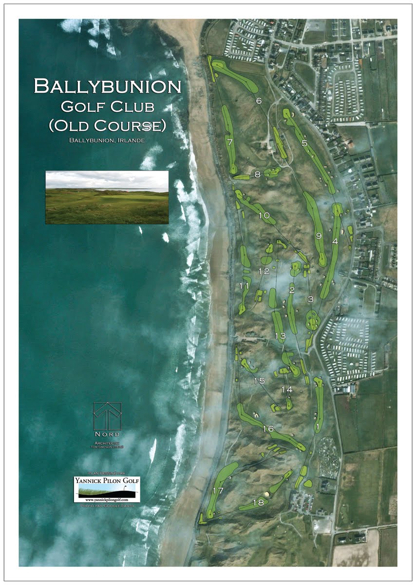 Yannick Pilon Golf: Plan d'Ensemble: Ballybunion Golf Club - Old Course