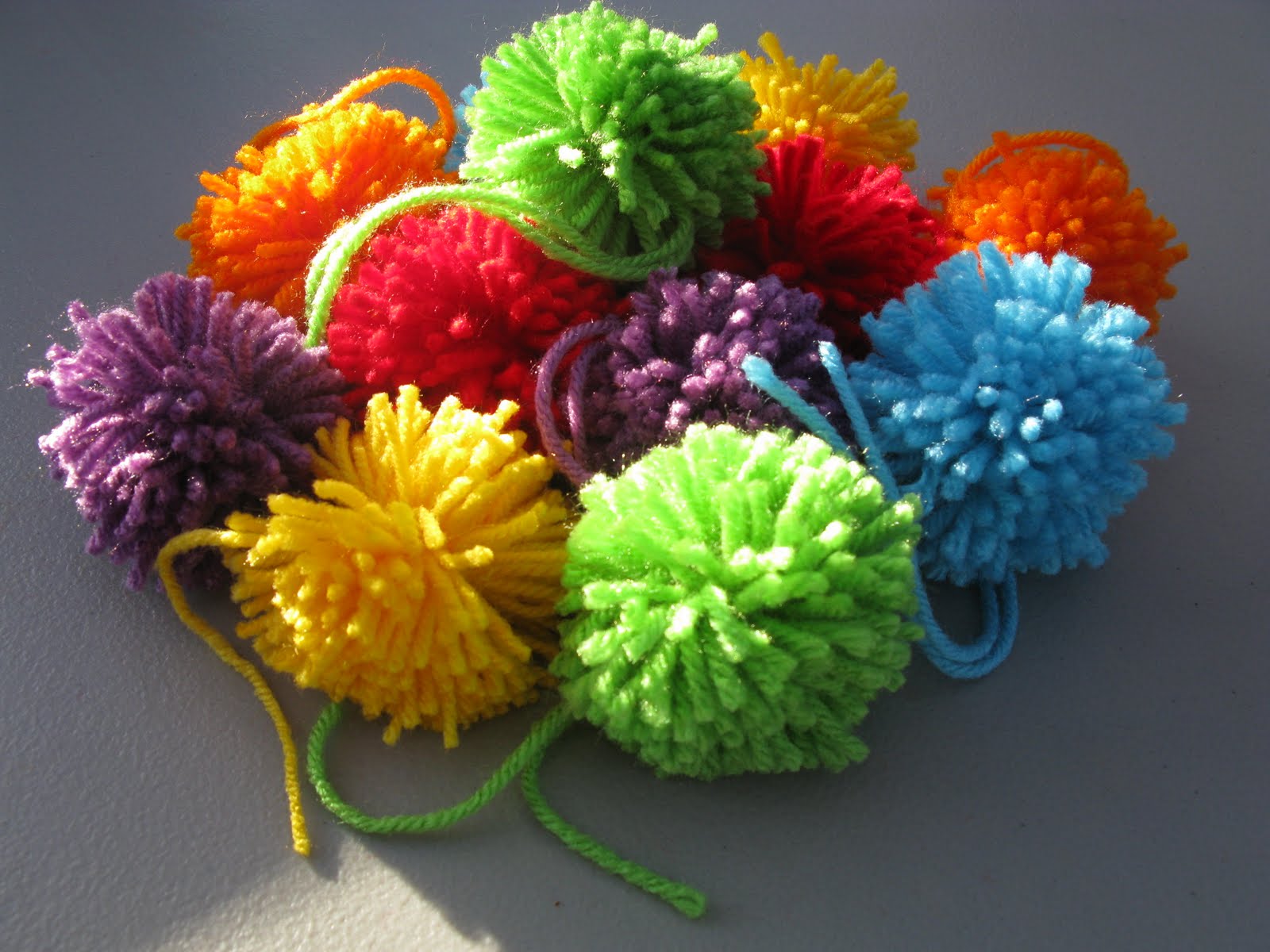 Real Life, One Day at a Time: pom-poms