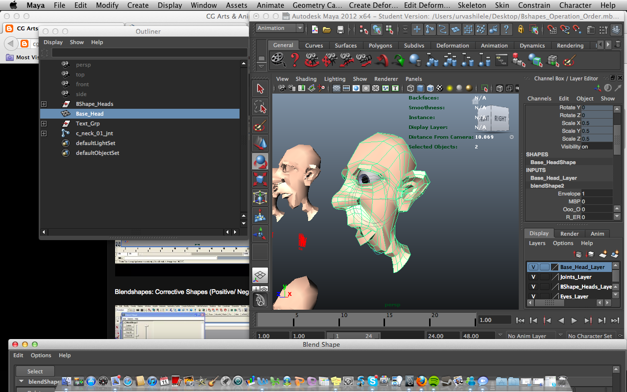 Exhale Maya Tutorials Blend Shapes exhale-maya-tutorials-blend-shapes