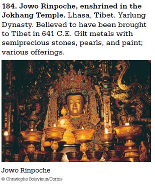 Gibby's AP Art History: 184. Jowo Rinpoche, enshrined in the Jokhang ...