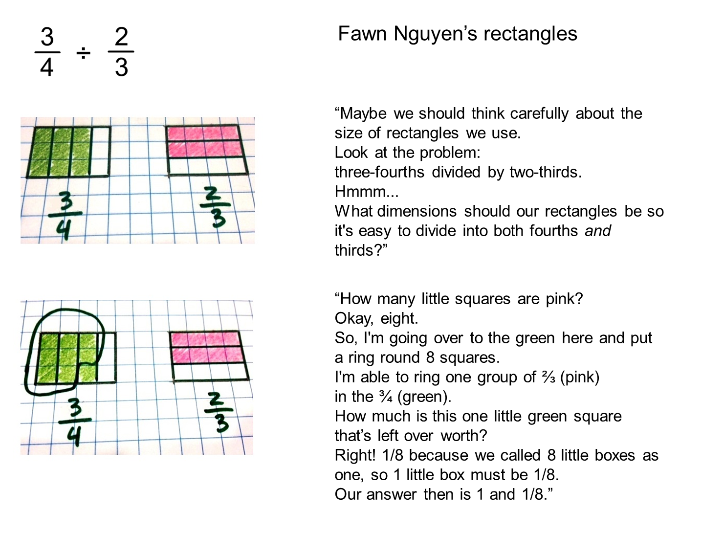 MEDIAN Don Steward mathematics teaching: dividing fraction views