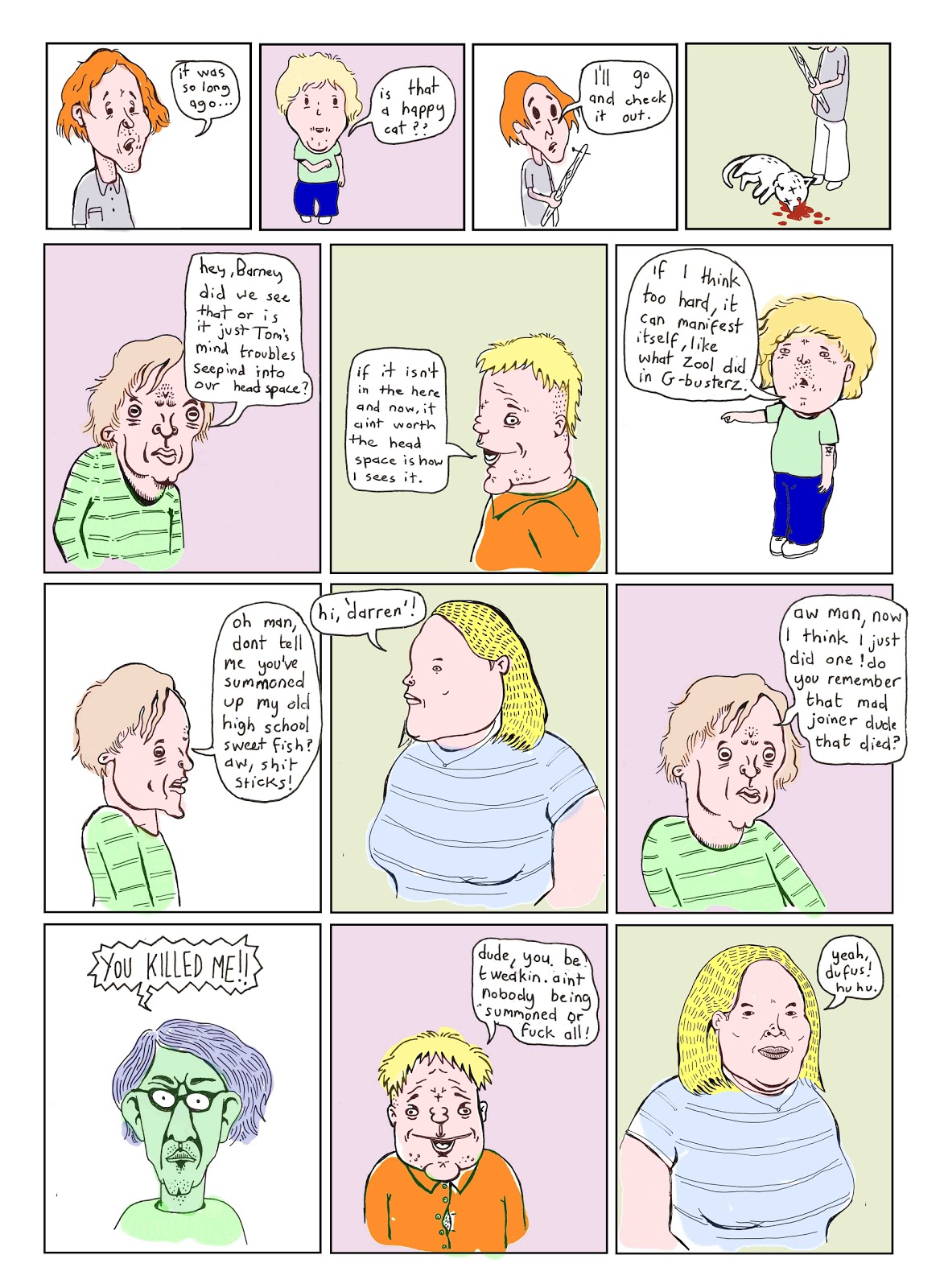 Examples of simple comic strips - orlandodun