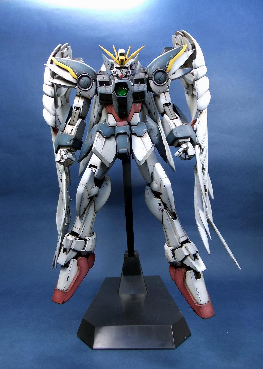 GUNDAM GUY: MG 1/100 XXXG-00W0 Gundam Wing Zero Custom - Painted Build