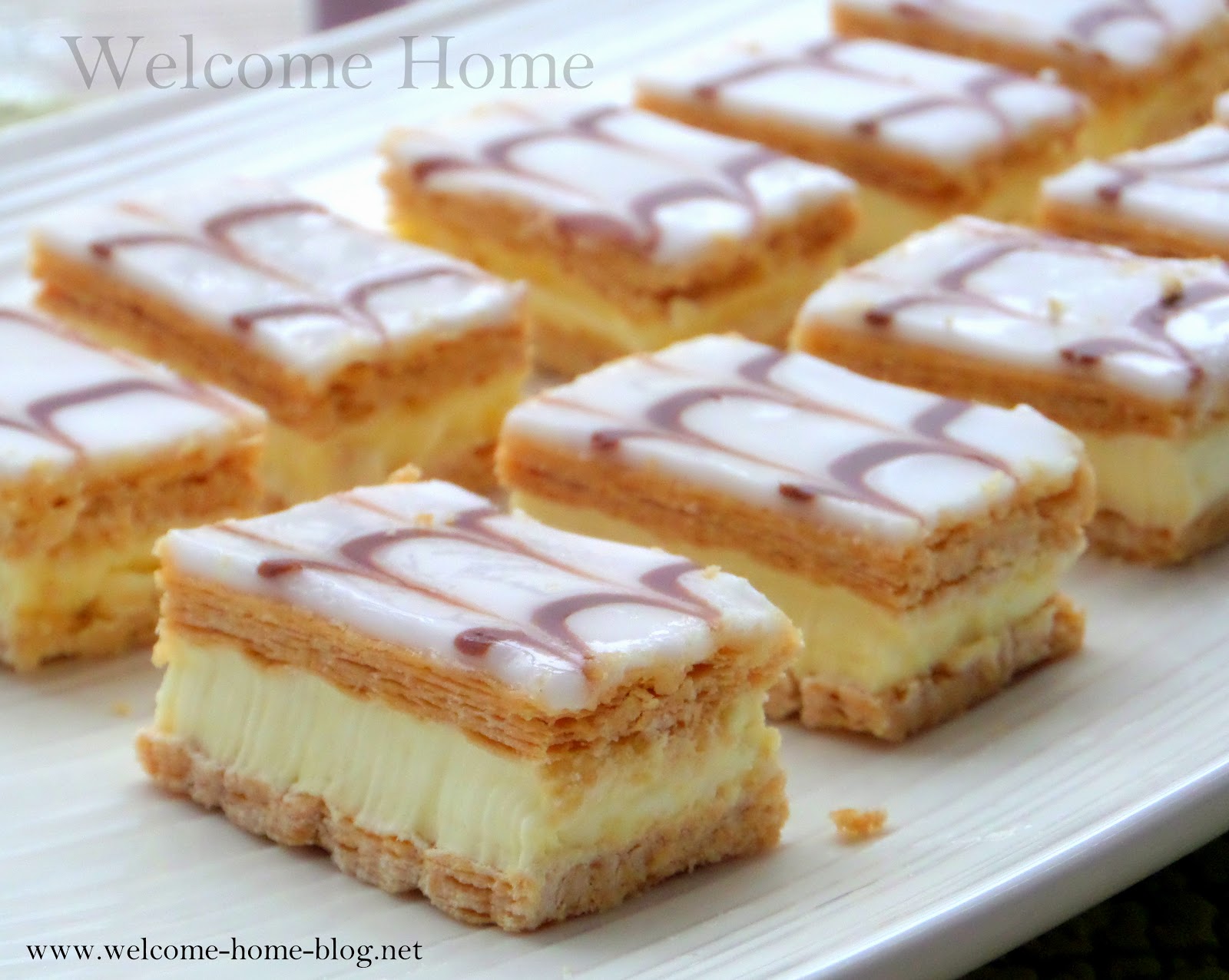 Welcome Home Blog: ♥ Custard Filled Neapolitans
