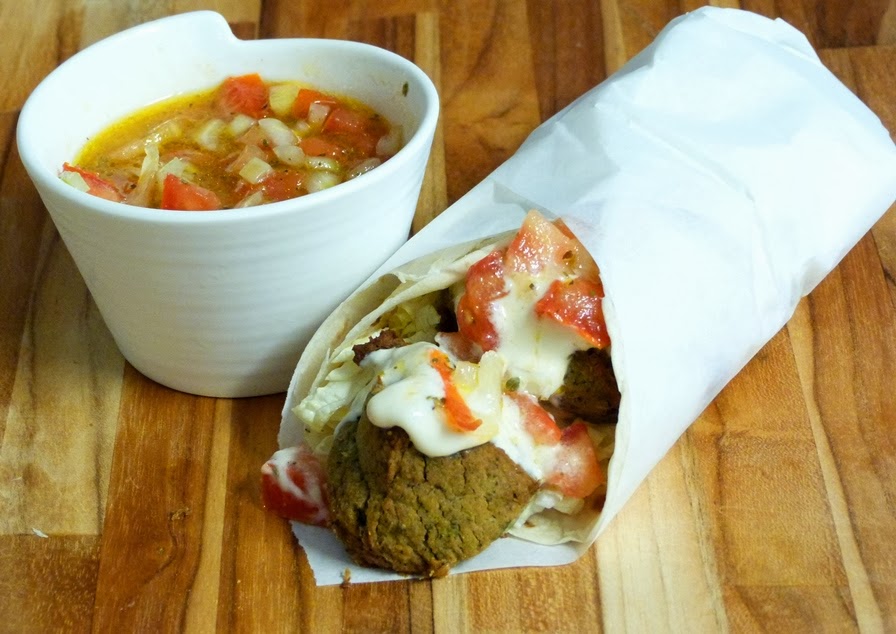 Lá em kasa: Receita: kebab de falafel