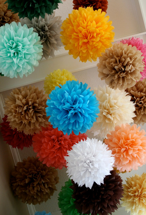 POMPONES DE PAPEL