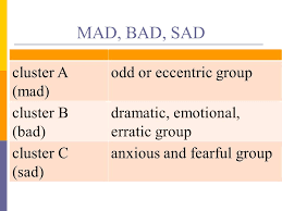 Estrangement Diaries: A Recovery Journal: Cluster B Personality Disorders