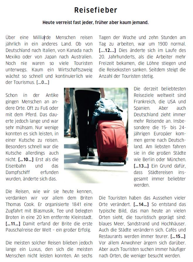 Leseverstehen Teil 2 Goethe Zertifikat B2