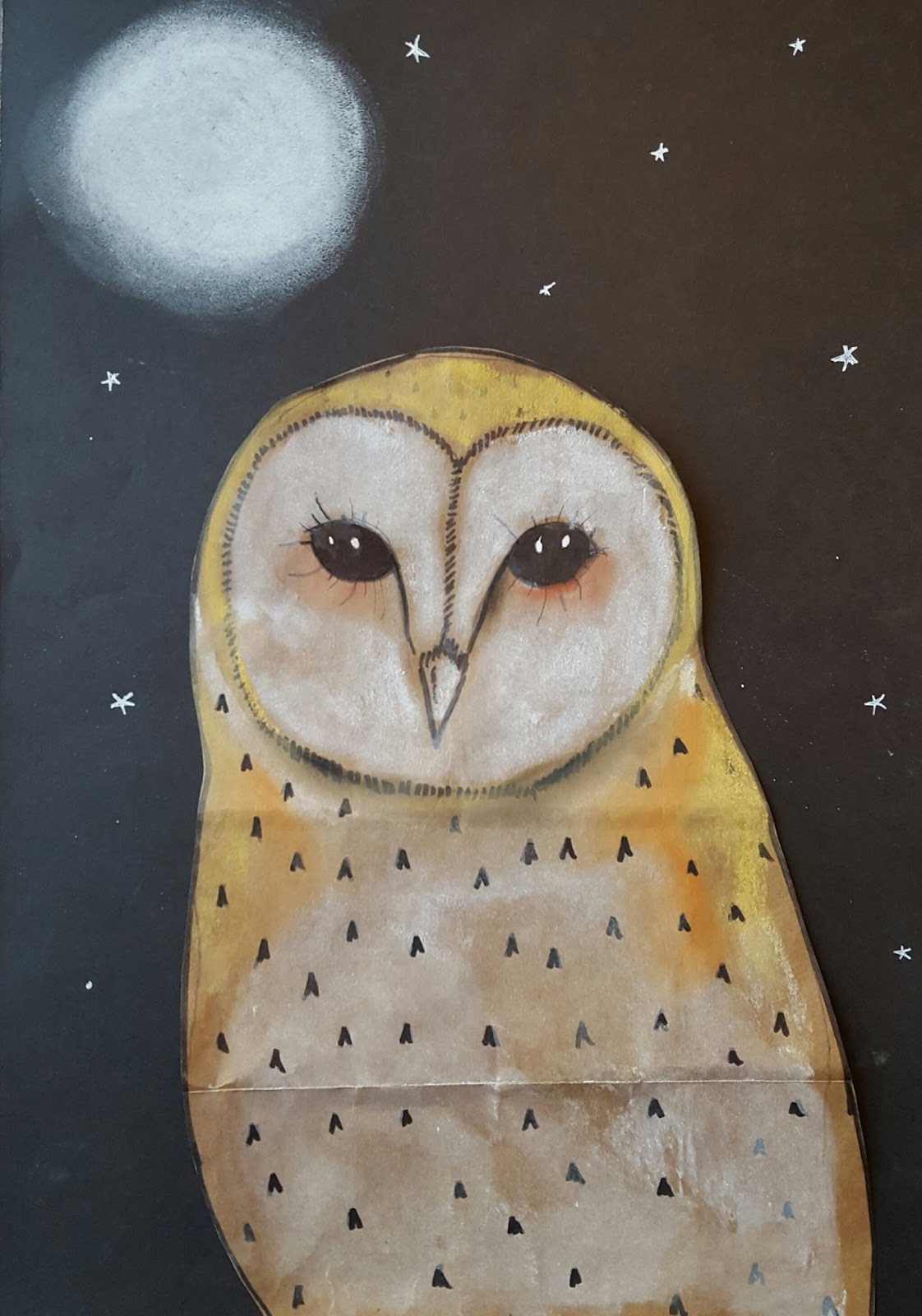 MaryMaking: Paper Bag Owls and the Sharpie Art Workshop for Kids Giveaway!