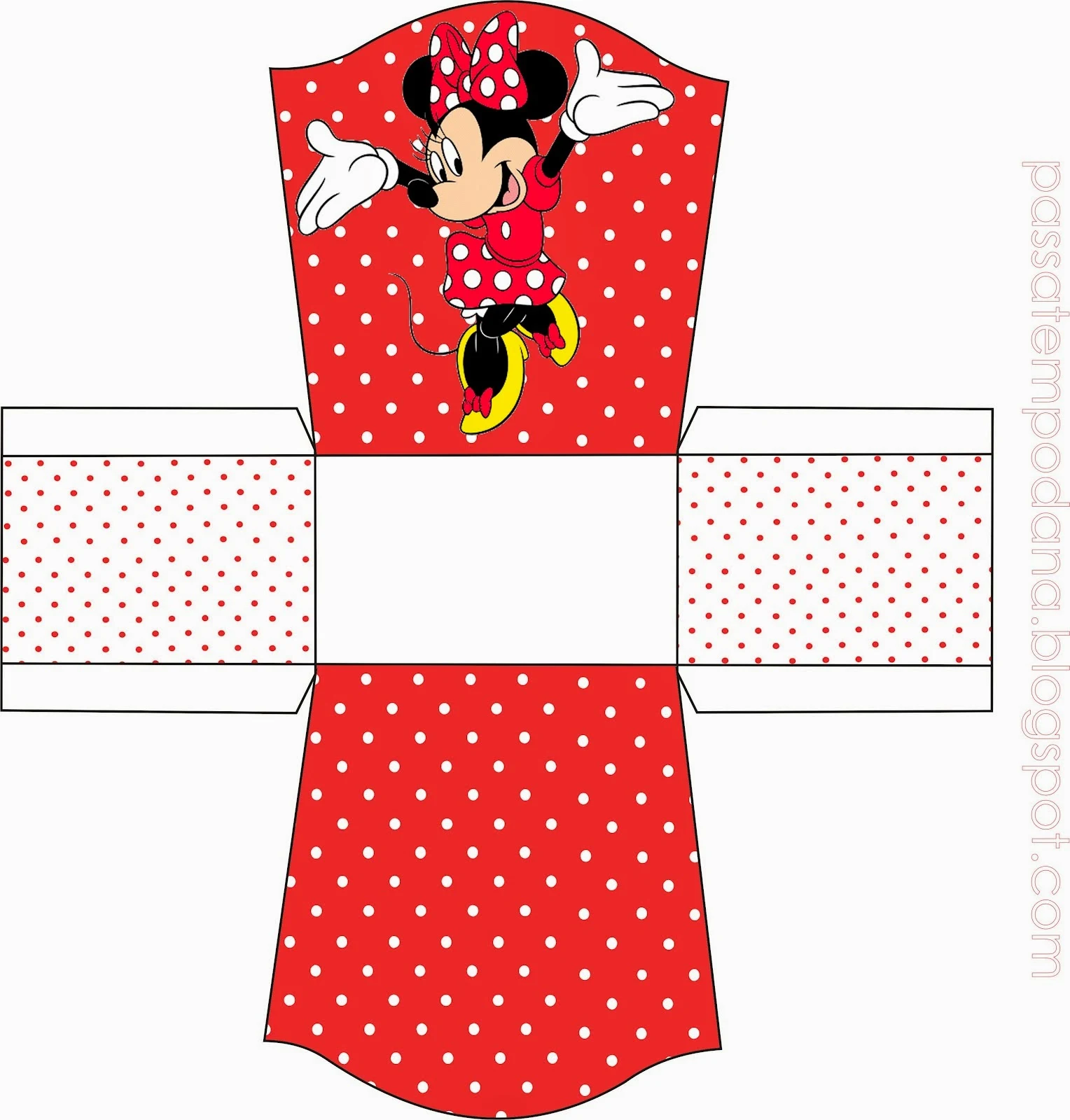 Minnie Red and White Polka Dots: Free Party Printables. - Oh My Fiesta ...