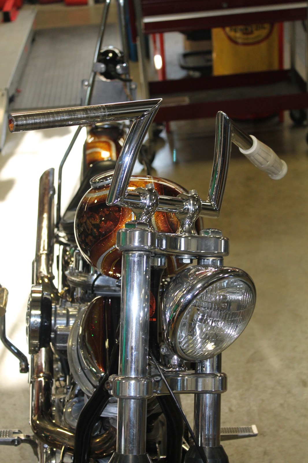 Restored Motorcycle Style: ROBS 53 PANHEAD CHOP GET A MILD CHANGE