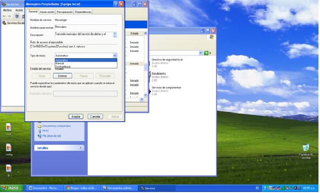 redes windows: COMANDO NET SEND