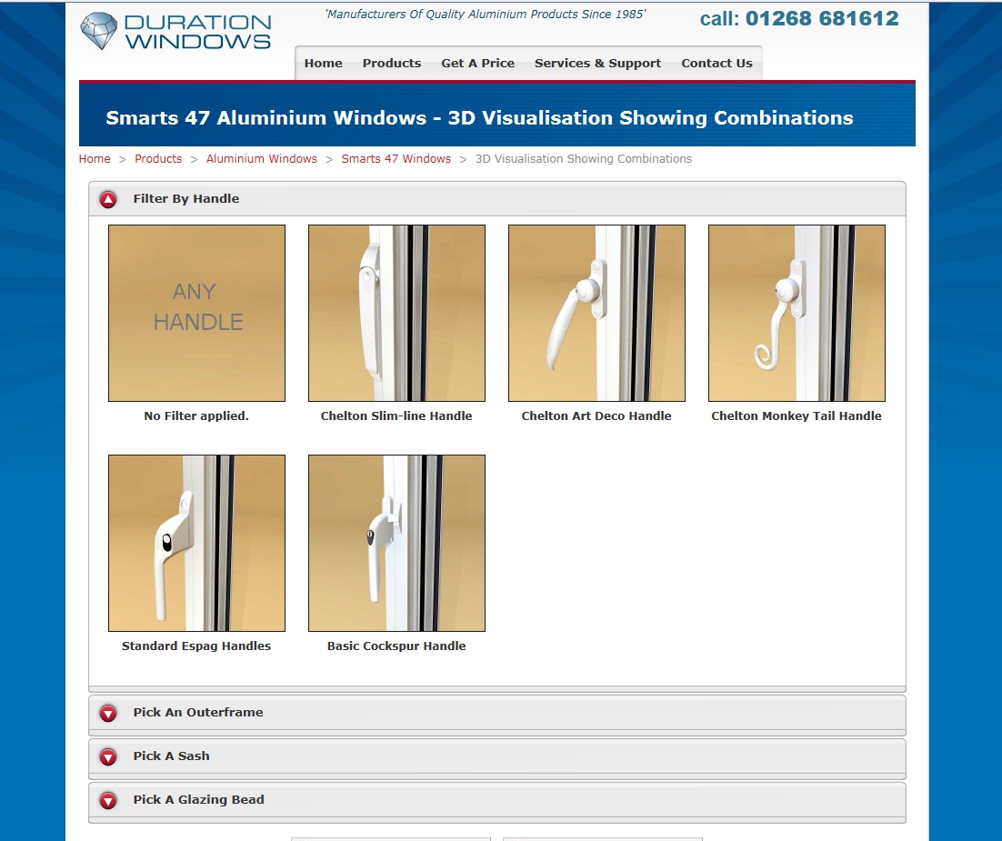 Duration Windows Blog: Smarts 47 Aluminium Windows - 3D Visualisation ...