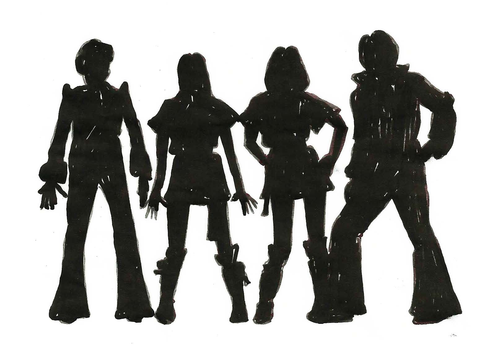 a silhouette a day: januari 2012