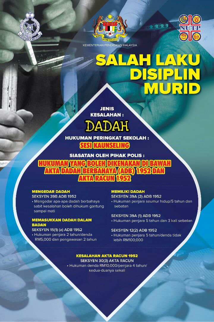 MAJLIS PELANCARAN POSTER SALAH LAKU DISIPLIN MURID PERINGKAT KEBANGSAAN