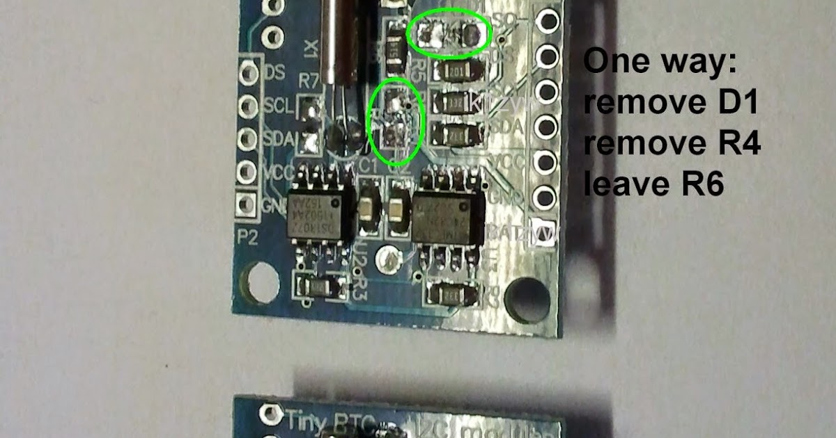 Ik1zyw Labs Modding Rtc Ds1307 For Non Rechargable Battery