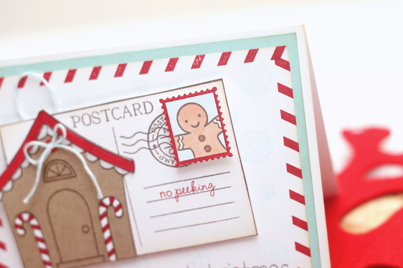 Just ME: send it by gingerbread mail... {lawnscaping challenge}