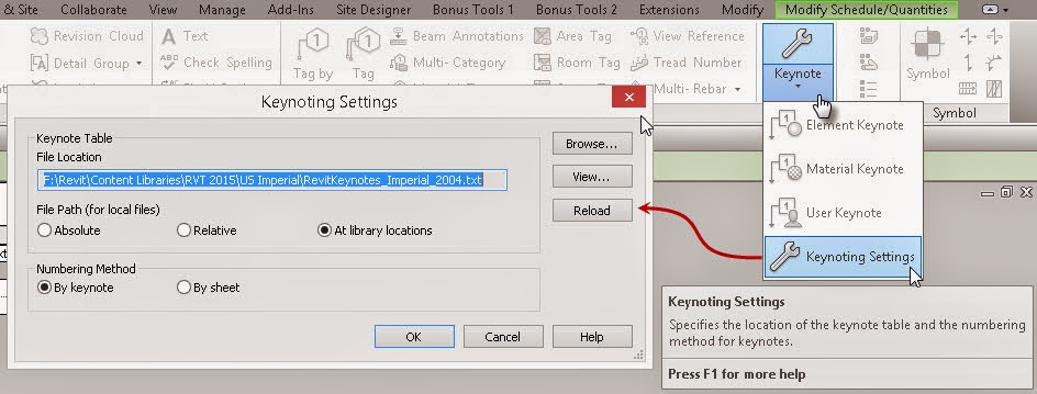 Revit OpEd: Revising Keynote Data - Revit Forum