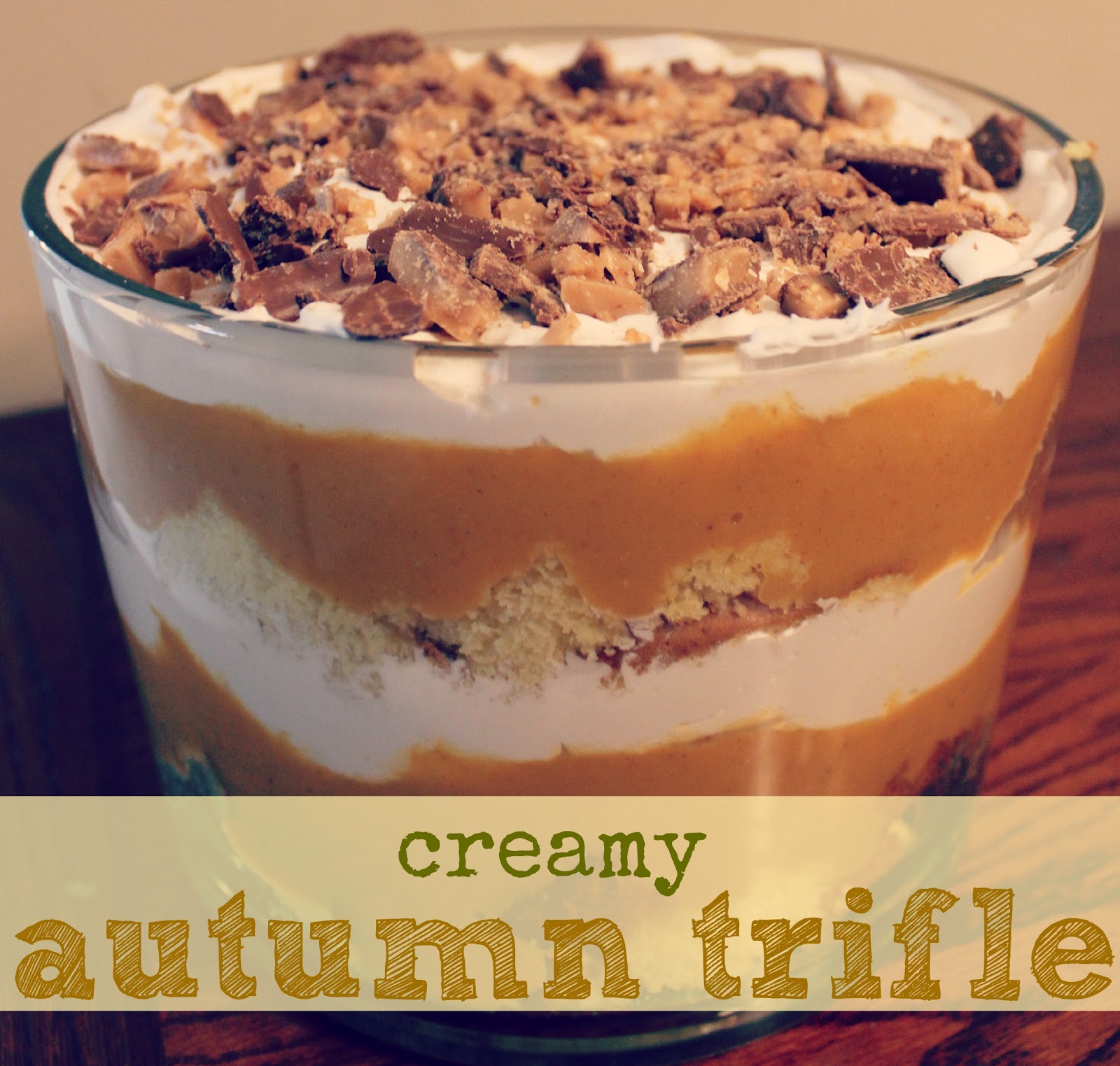 the dream tree: {recipe} creamy autumn trifle