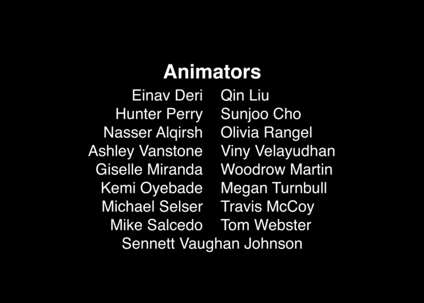 My first screen credits ~ Art Of Animation