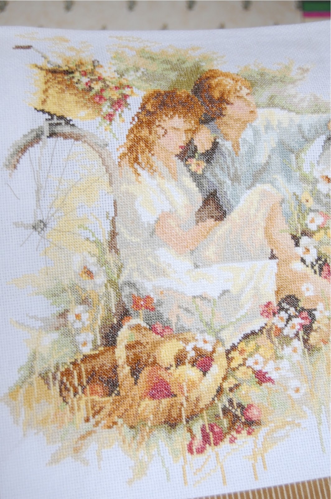 My Matrioshka Life: It’s Finished! - Bicycle Cross-Stitch Project