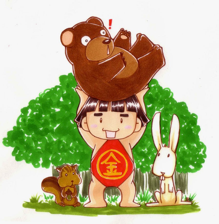 Conoscere il Giappone! 天晴！: La leggenda di Kintaro, il ragazzo d'oro ...