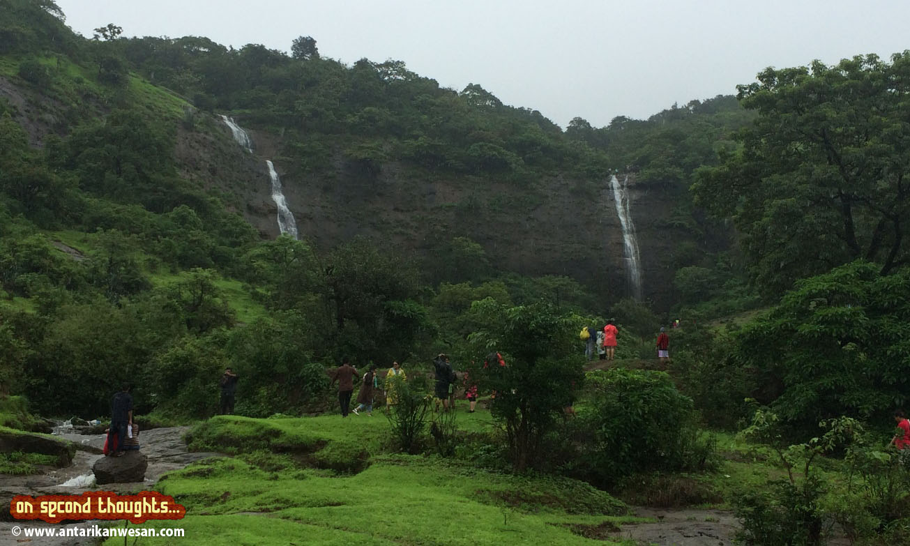 Rappelling down the 150 ft Dudhiware Waterfall in Lonavala
