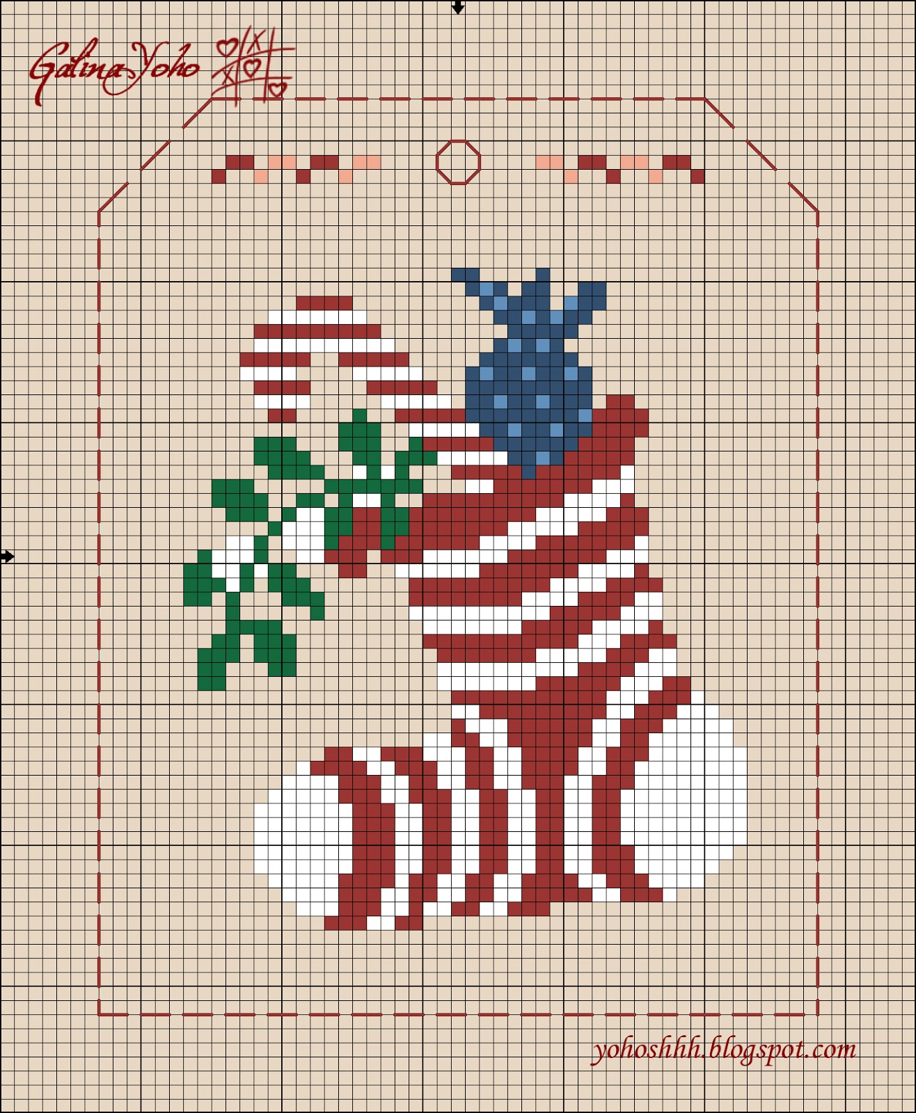 De jolies grilles de point de croix - Chez elkalin.com