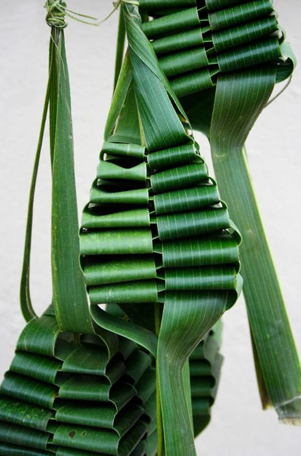 it's a heart heart season: Palm frond weaving - an Easter tradition