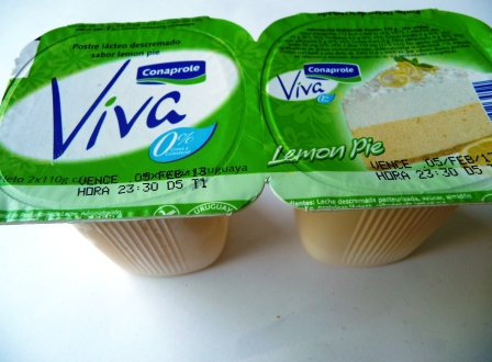 Dolce Uruguay: Postre Viva Lemon Pie de Conaprole