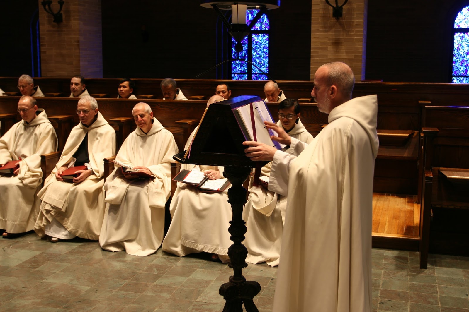 ST JOSEPH'S ABBEY, SPENCER MA: Praying in the Monastery