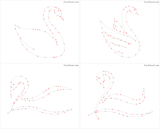 Dot to dot: Free printable Swan dot to dot drawing worksheet/activity ...