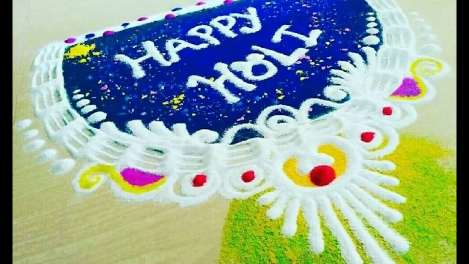 Rangolistan: Holi Special Colourful Rangoli..!!