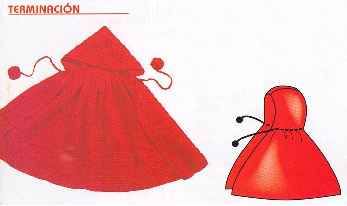 Capa con Capucha para niña Tejido a Crochet | Tejidos a Crochet con Edith