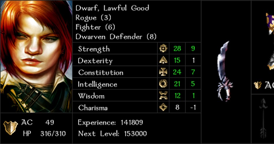 Best cRPGs: DWARVEN DEFENDER BUILD: with Rogue, Neverwinter Nights, NWN1
