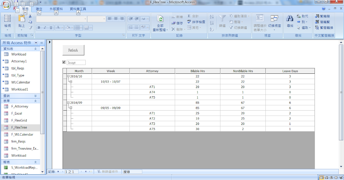 Access VBA - Treeview