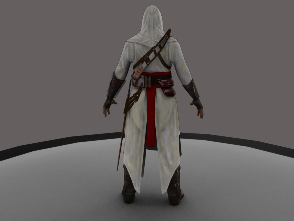 ANOOP PANCHAMAN: My 3D Modeling work-ALTAIR (ASSASSIN'S CREED)