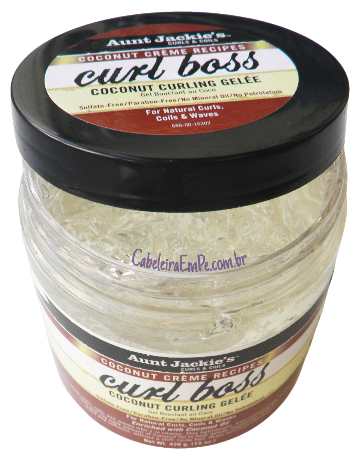 Resenha Gel Aunt Jackie's Curl Boss - Gelatina de Coco - Coconut ...