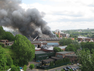 Photographs Of Newcastle: Byker Scrapyard Fire