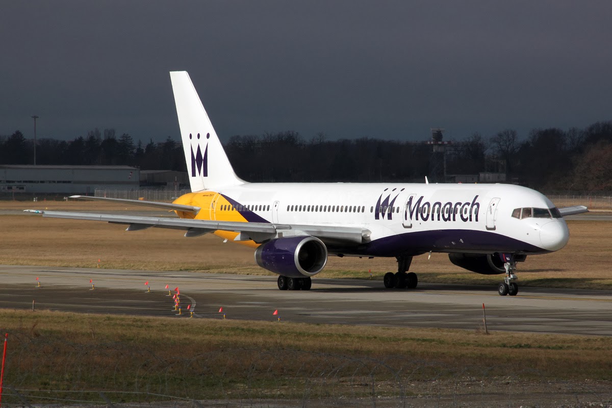 Planes and Trains - Planes 2014: G-MONJ / Boeing 757-2T4 / Monarch Airlines