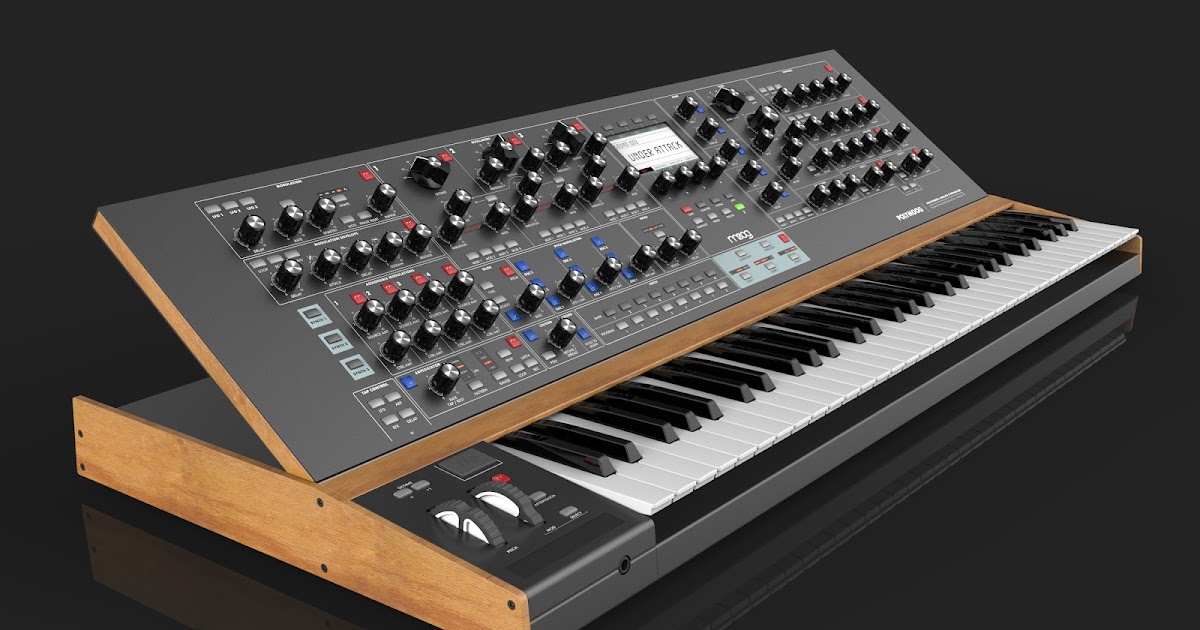 MATRIXSYNTH: Early Design Renders of the Moog One / Polymoog by Axel ...