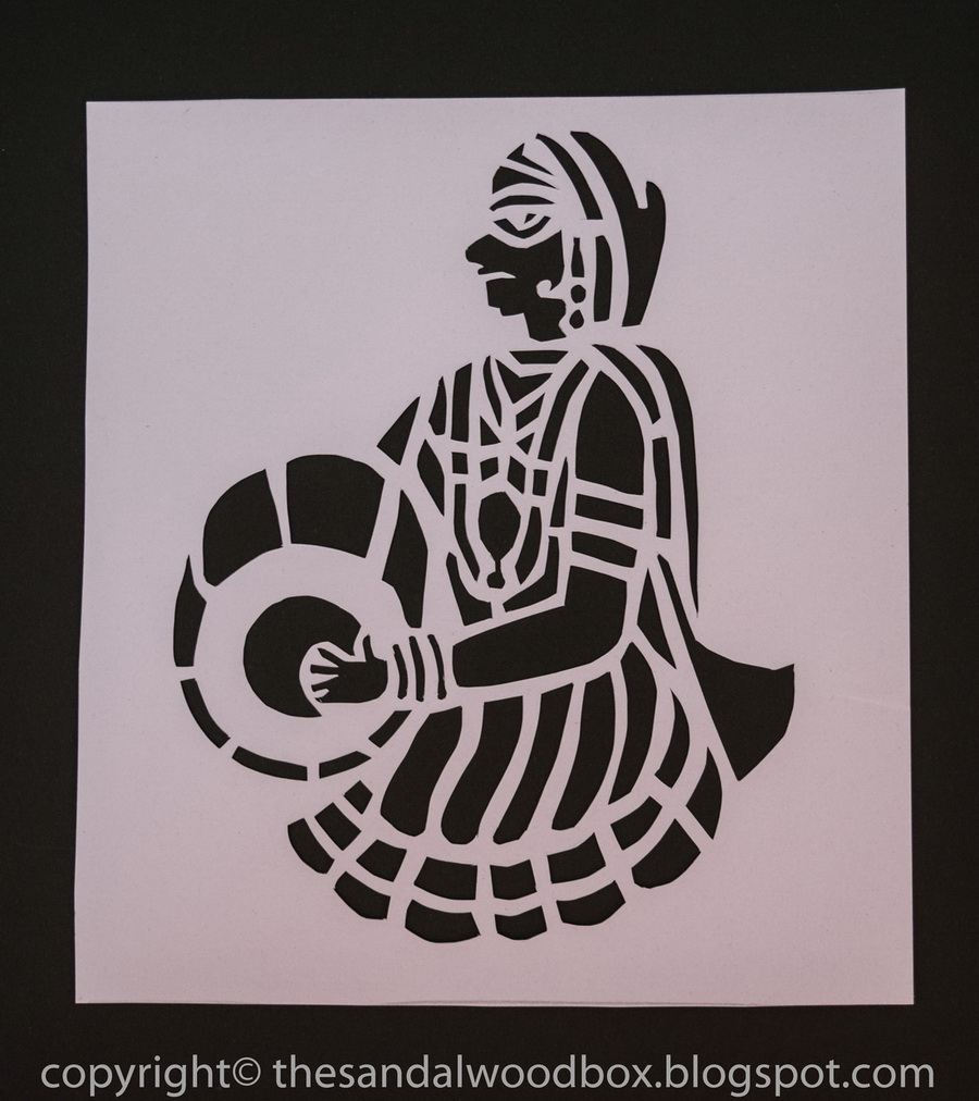 The Sandalwood Box: Sanjhi Art