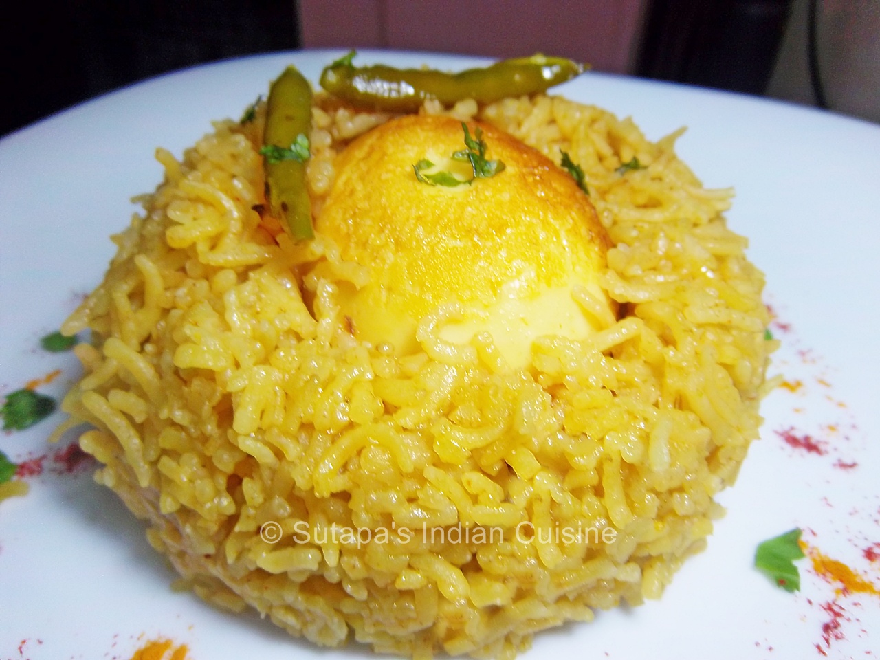 Spicy Egg Pulao