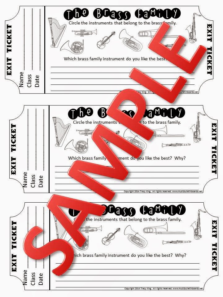 Mrs. King's Music Class: Introduction to Exit Tickets