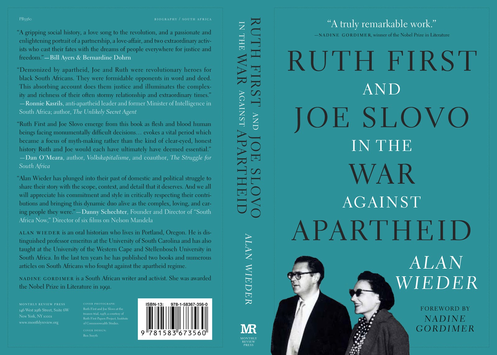 Ruth First & Joe Slovo in the War Against Apartheid: May 2013