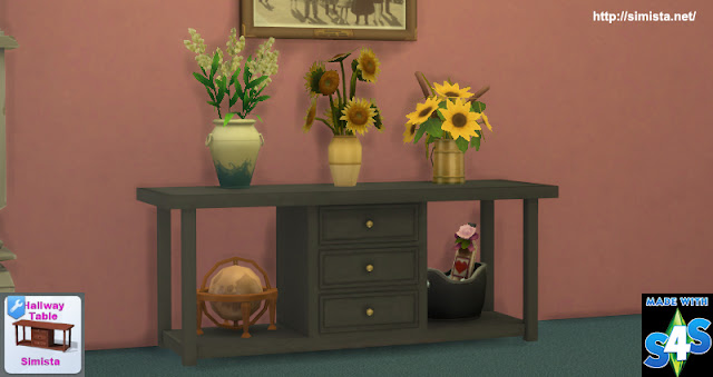 Simista A little sims 4 blog : Hallway Table