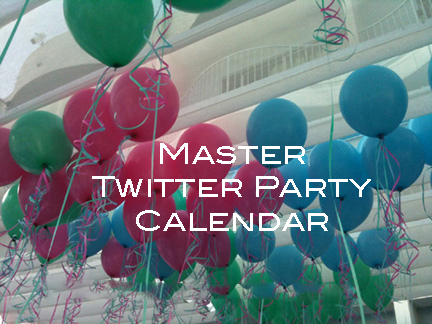 MOMMY BLOG EXPERT: Twitter Party Calendar with Prizes June 19